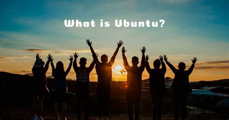 Featured Project What Is Ubuntu Global Horizons Inc