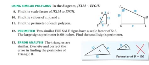Solved Using Similar Polygons In The Diagram Jklmsim Efgh 9 Find The