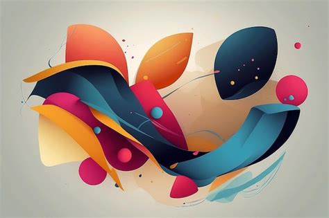 Premium Photo Abstract Shapes Background