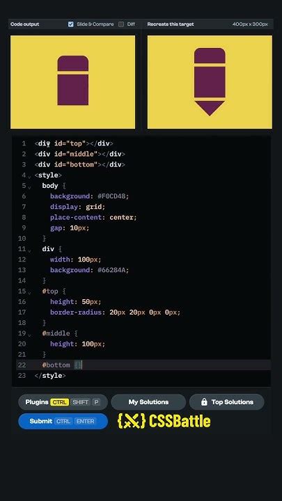 Css Battle Daily Targets September 4 Solution Cssbattle