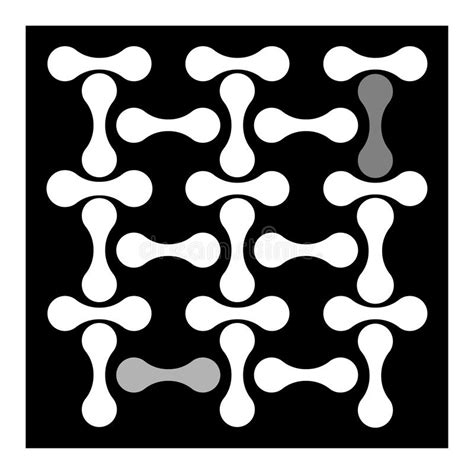 Bone Pattern Skeleton Illustration Fabric Pattern Vector Illustration Stock Image Stock