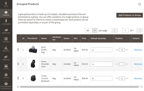 How To Create Magento 2 Grouped Products