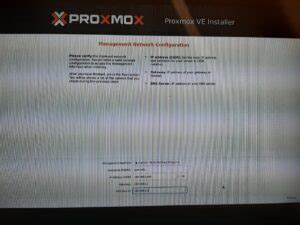 Installation Et Configuration De Proxmox