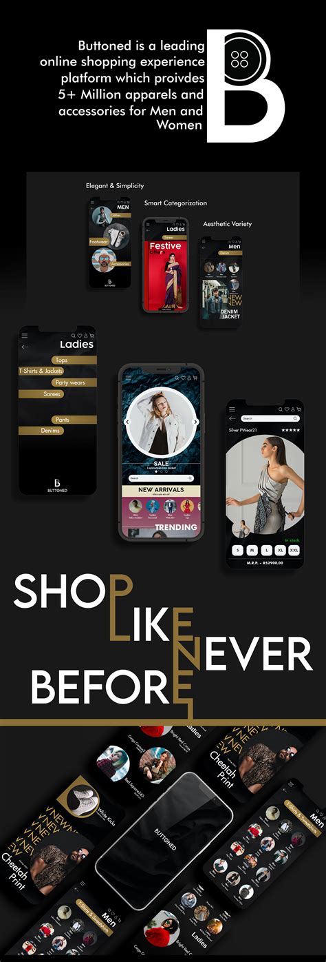 UI UX Project Buttoned On Behance