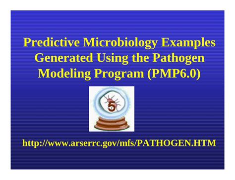 Pdf Predictive Microbiology Examples Generated Using The · Pdf Filepredictive Microbiology