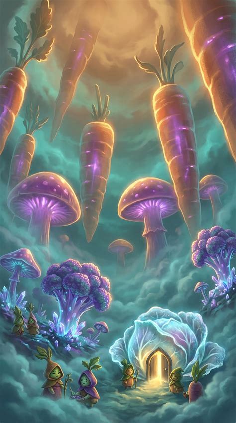 Free Magical Vegetable Kingdom Image Fantasy Vegetables Magical
