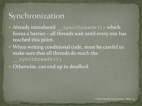 Ppt Cuda Lecture 7 Cuda Threads And Atomics Powerpoint Presentation