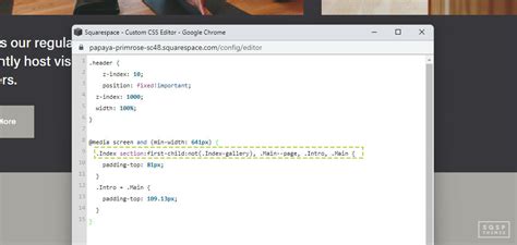 [tutorial] how to make your squarespace header fixed or sticky