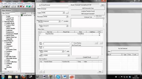 Geck Tutorial Terminals Youtube Geck Tutorial Terminals Youtube