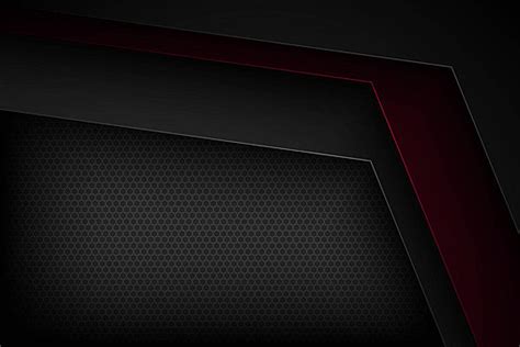 Black Abstract Vector Background With Overlapping Characteristics Header Elements Dynamic Vector