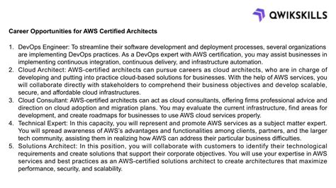 Ppt Is Aws Architect Certification Training Right For Your Career Powerpoint Presentation Id
