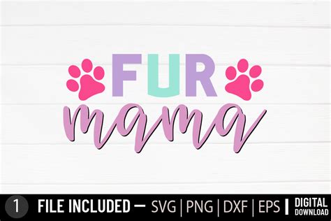 Fur Mama Dog Svg Graphic By Svg Zone · Creative Fabrica