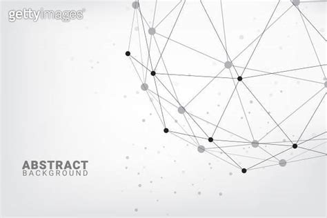 Abstract Technology Backgroundgeometric Vector Background Global Network Connections With