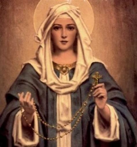 October Is The Month Of The Most Holy Rosary Of The Blessed Virgin Mary