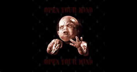 Total Recall 1990 Kuato Open Your Mind Total Recall Sticker