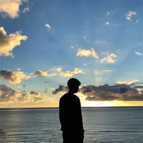 Foto Sunset Cowok Keren