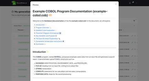 Understand Your Legacy Cobol Code Understand Legacy Projects