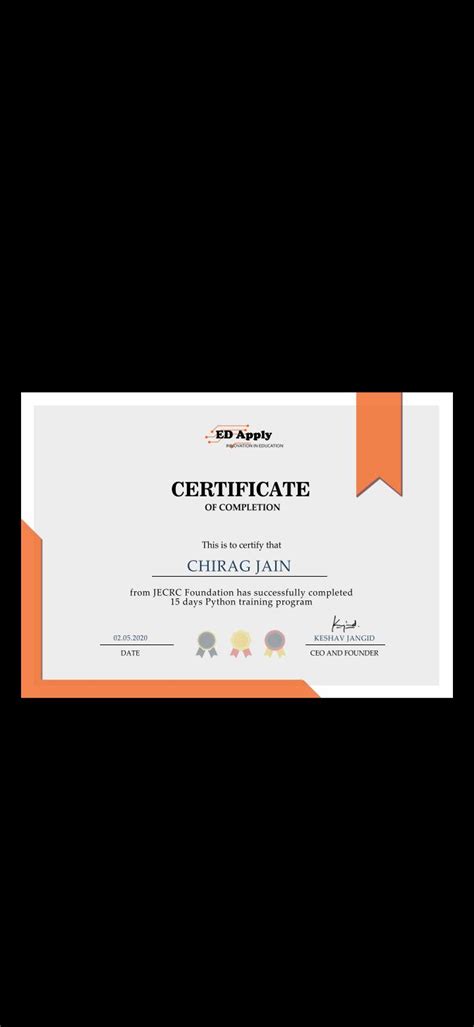 Chirag Jain On Linkedin Pythontraining Edapply Keshavjhangidsir