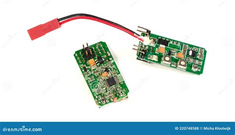 Small Computer Processing Unit System On Micro Chip Printed Circuit Board PCB At Finger Size