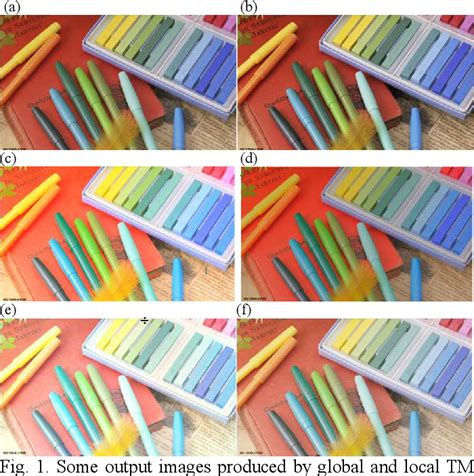 Figure 1 From Analyzing Perceptual Picture Quality Of Various Tone Mapping Methods For Mobile