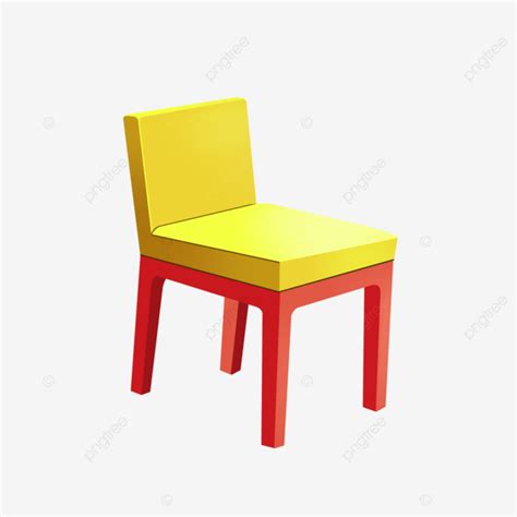 3d Three Dimensional Clay Armchair 3d Stereoscopic Clay Png