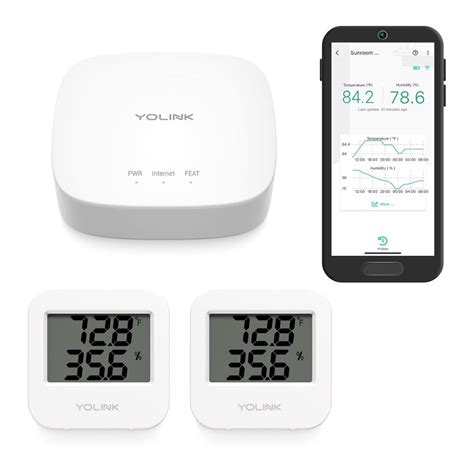 Smart Wireless Temp And Humidity Sensor 2 Pack Mik Zenon