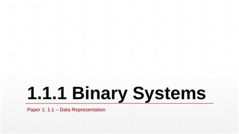 111 Binary Igcse Computer Science Powerpoint Online Quiz And