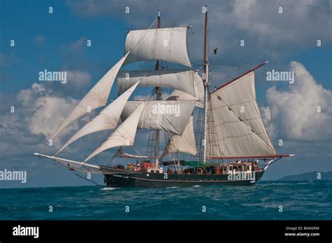 The Solway Lass 125 Foot Schooner Built In 1906 Sailing In The