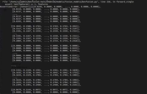 Assertion Error During Testing · Issue 238 · Mit Han Labbevfusion · Github