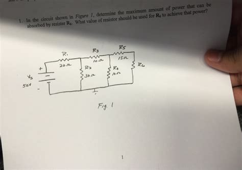 Solved In The Circuit Shown In Figure Determine The Chegg Com