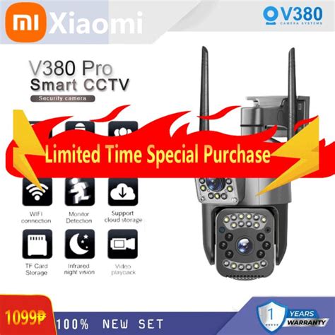 Dual Lens 8k Hd Xiao Mi Cctv Camera Limited Time Special Purchase Wifi