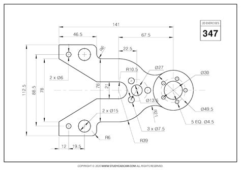 2d Cad Exercises 294 Artofit