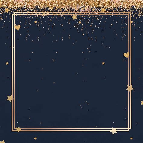 검은 배경에 프레임 광택 하트 무료 벡터