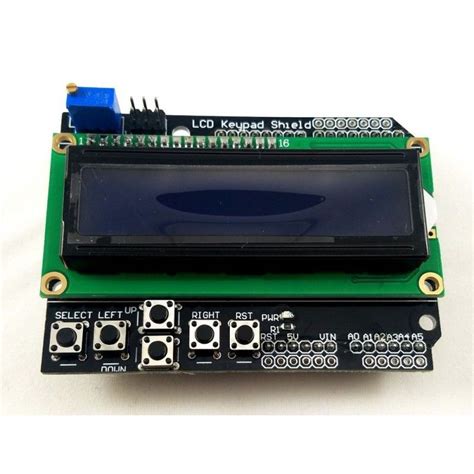modulo shield lcd 16x2 teclado moviltronics