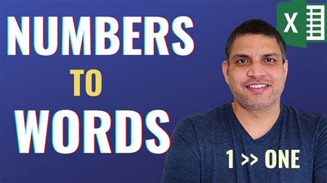 Number To Words In Excel Copy Paste Formula Method Vba Method Youtube