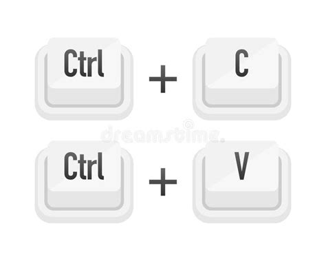 ctrl alt and del on white background flat style keyboard shortcut icon for your web site