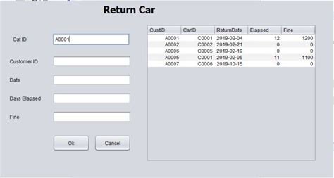 Car Rental System Project In Java Tutusfunny