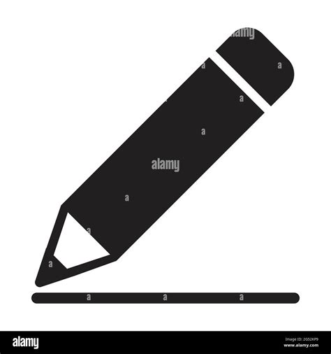 Pencil Icon Vector For Graphic Design Logo Web Site Social Media Mobile App Ui Illustration