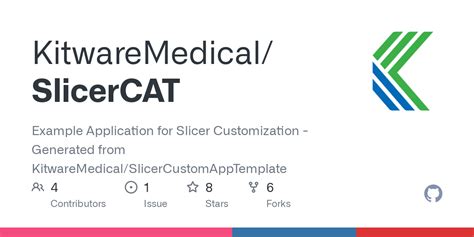 Github Kitwaremedicalslicercat Example Application For Slicer