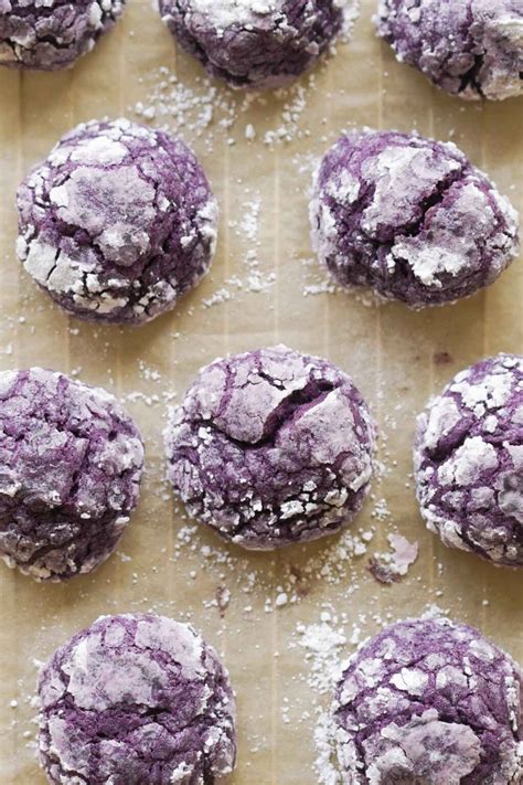 Ube Crinkle Cookies Filipino Purple Yam Cookies Hungry Huy
