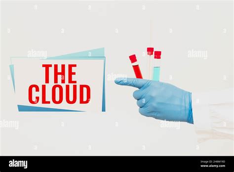 Text Sign Showing The Cloud Concept Meaning Programs Used In Storing Accessing Data Over The