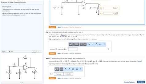 Solved Analysis Of Ideal Op Amp Circuits Learning Goal To