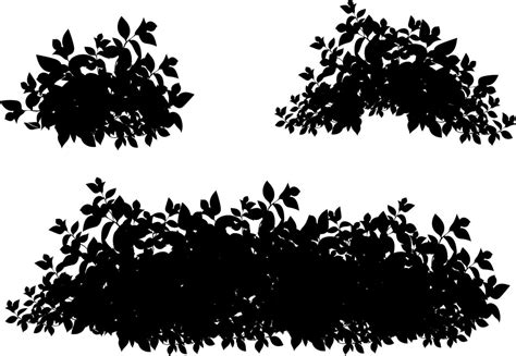 Grass Bush Vector Art Icons And Graphics For Free Download