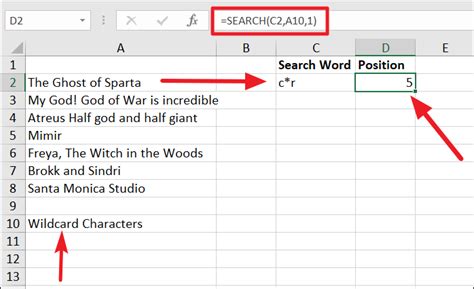 How To Use Excel Search Function