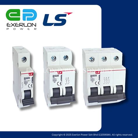 Ls Mcb 6ka 6a 10a 16a 20a 32a 40a 63a Bk63n Miniture Circuit Breaker