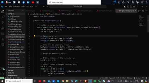 Vijesh Verma On Linkedin Day22 Placement Java Dsa Divideandconquer Coding