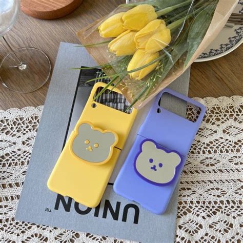 제트플립3하드케이스 곰돌이미러스마트톡 아이디어스