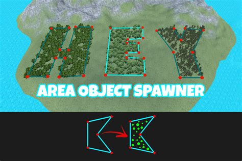 Hey Area Object Spawner Terrain Unity Asset Store