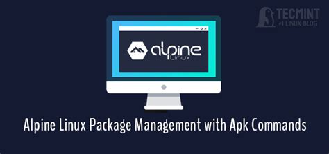 13 apk commands for alpine linux package management