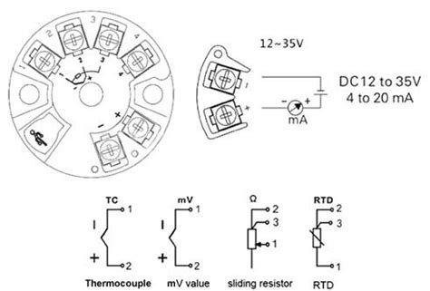 Smart Temperature Transmitter RTD Thermocouple Resistance Voltage ATO Com